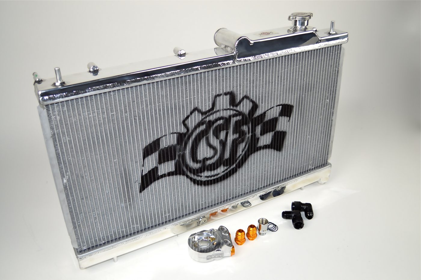 CSF Racing Radiator w/ built-in oil cooler Subaru WRX/STi | Turbomotiv